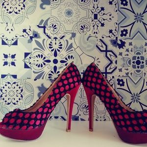 Shoes | Very Sexy Red And Black Stilettos | Poshmark